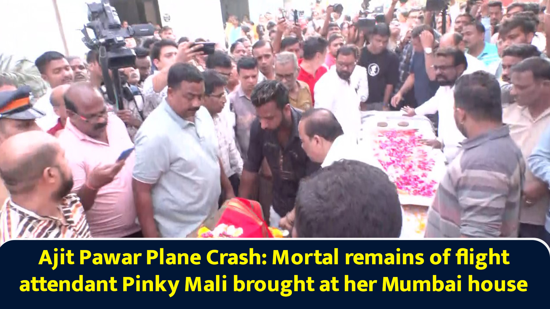 Ajit Pawar Plane Crash: Mortal remains of flight attendant Pinky Mali ...
