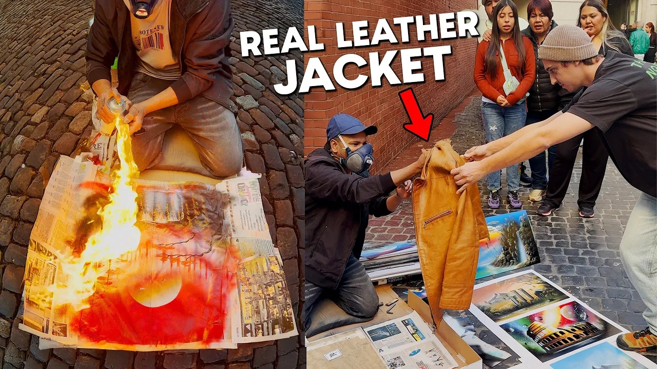 What happened when a street artist painted on my leather jacket