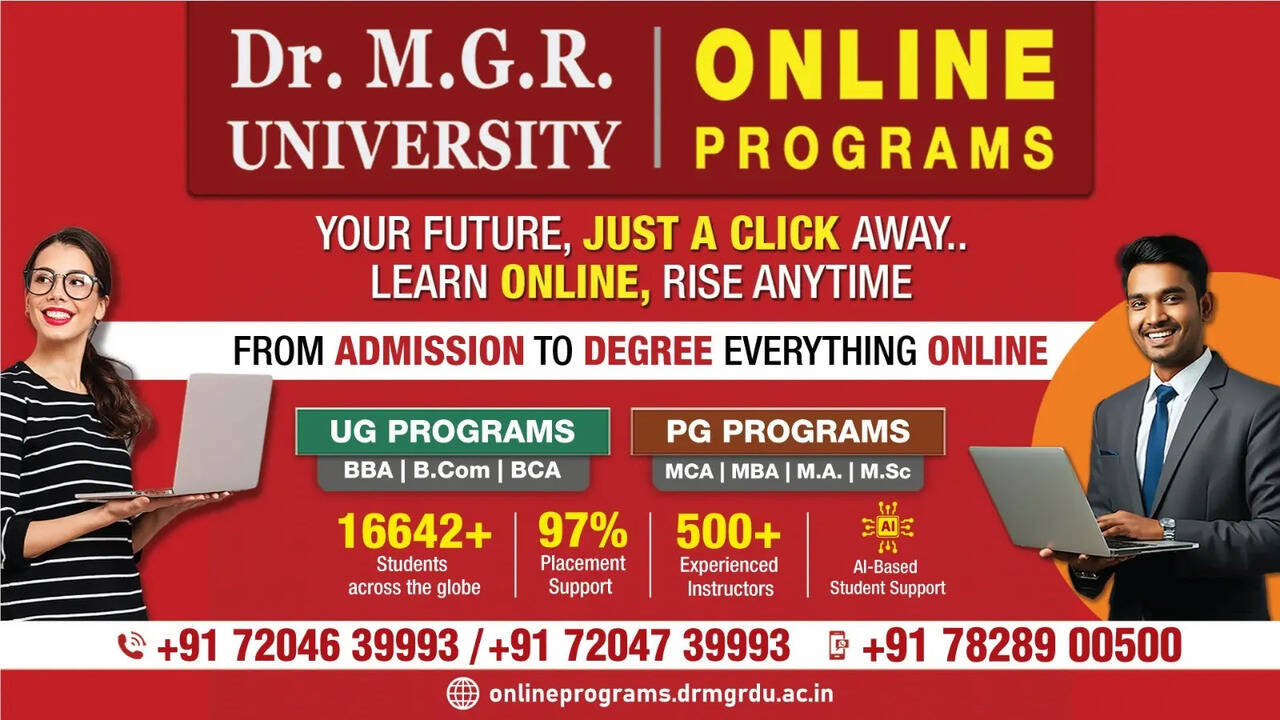 Redefining online education: How Dr. MGR University is empowering ...