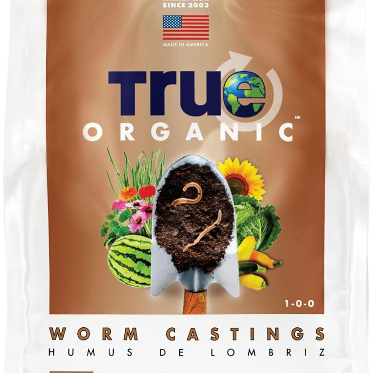 Worm castings are a great natural fertilizer for healthy plants and ...