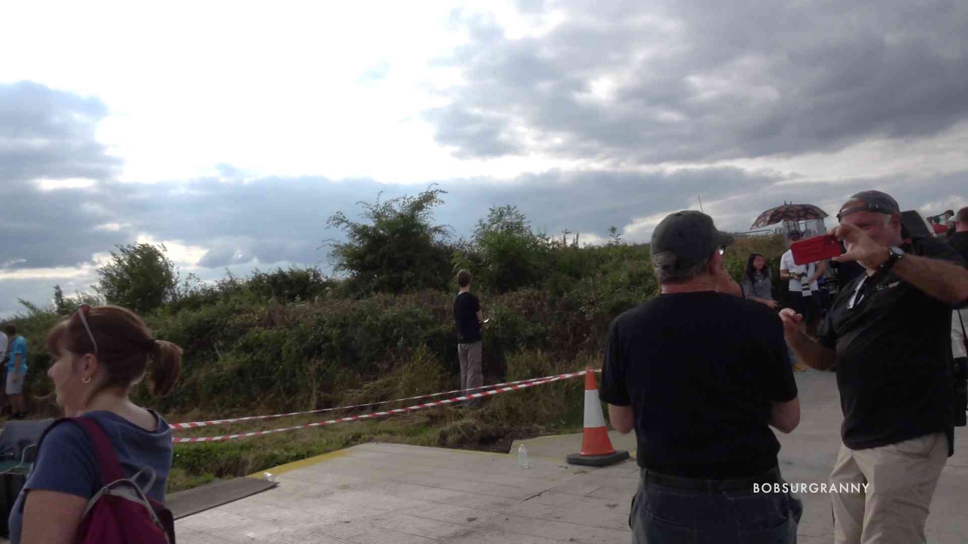 The moment a B-52 came in low over the crowd and shook the airfield