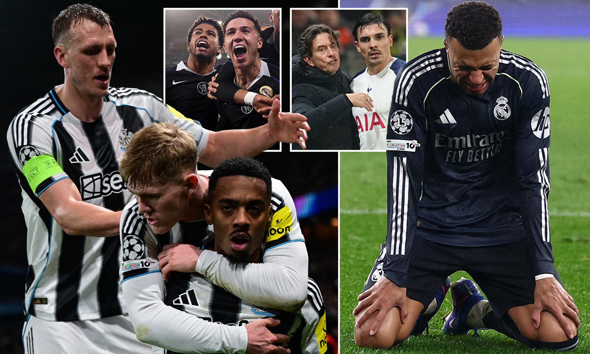 English clubs learn potential last-16 opponents - as Newcastle face play-off after final day drama