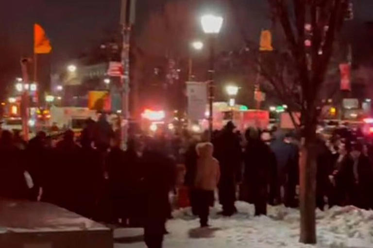 Hate crime fears explode as car rams into historic Jewish landmark in ...