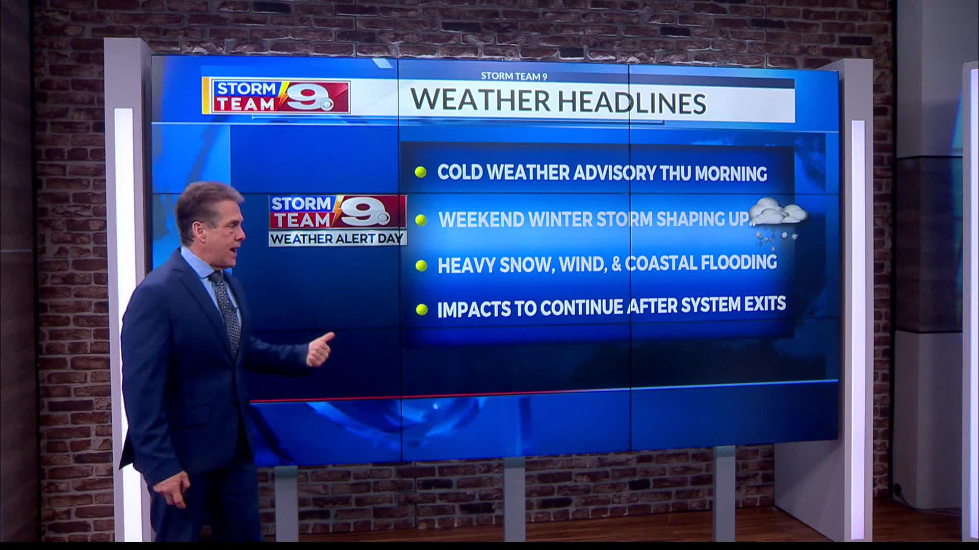 Weekend winter storm