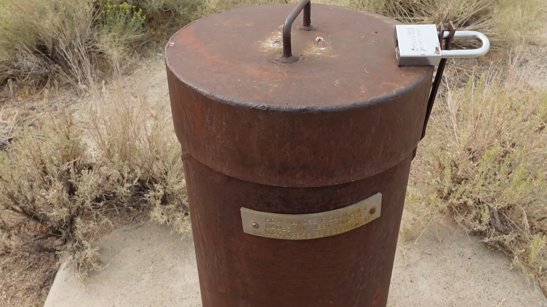 They detonated a nuclear bomb here - 1200 feet below