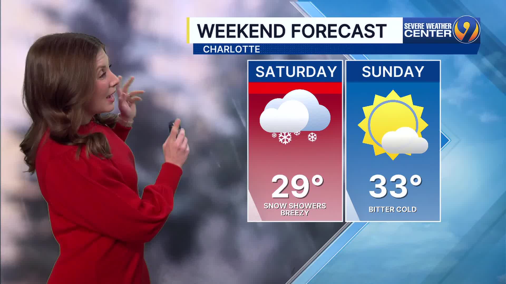 Forecast: Winter storm watch issued for weekend with snow showers expected