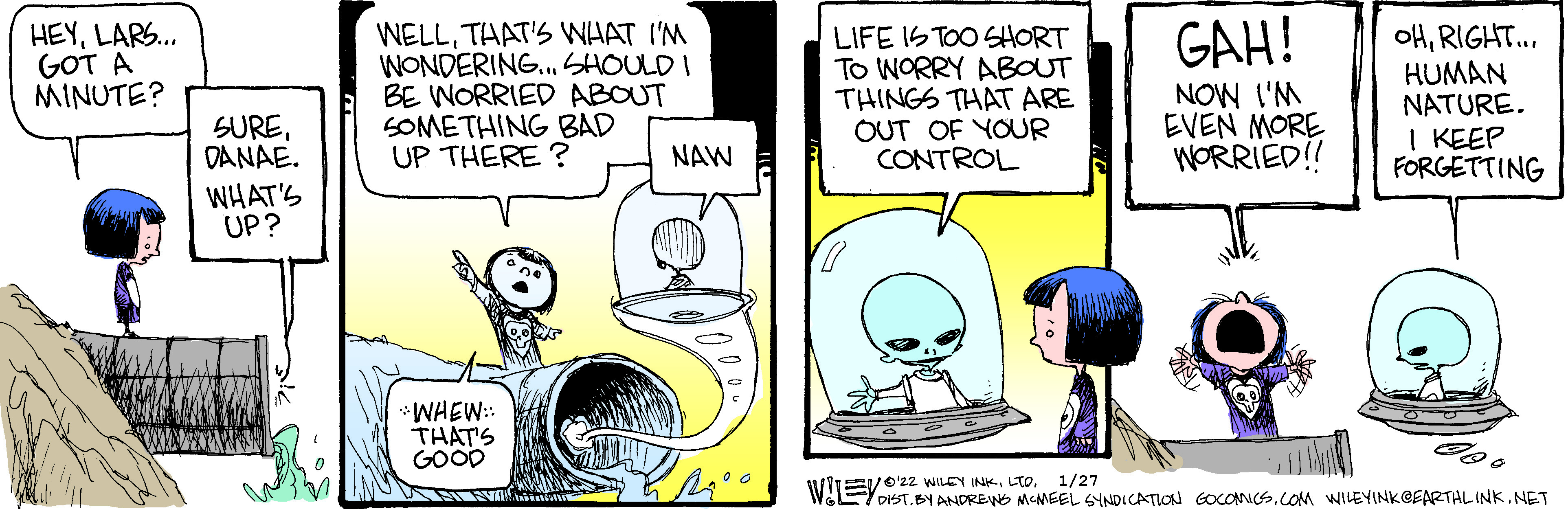 Non sequitur by Wiley Miller