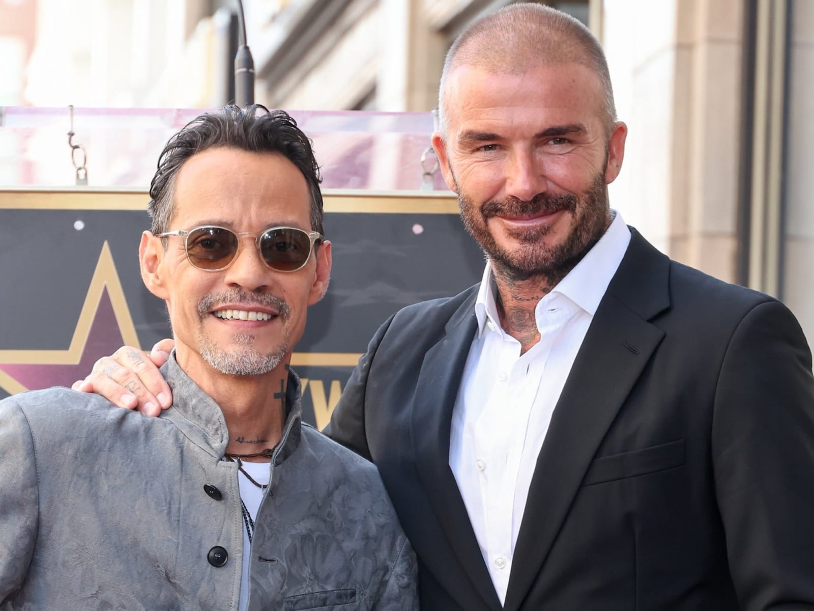 David Beckham sends public message to Marc Anthony after musician ...