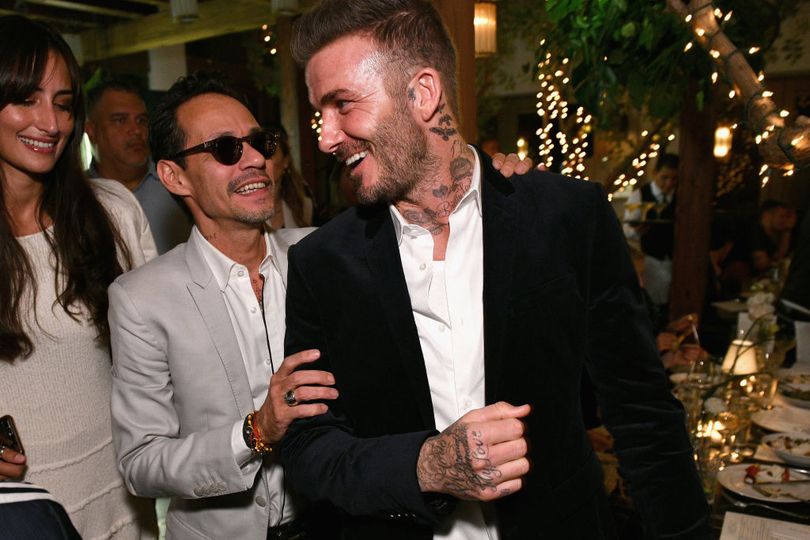 David Beckham's message to Marc Anthony shows relationship amid ...