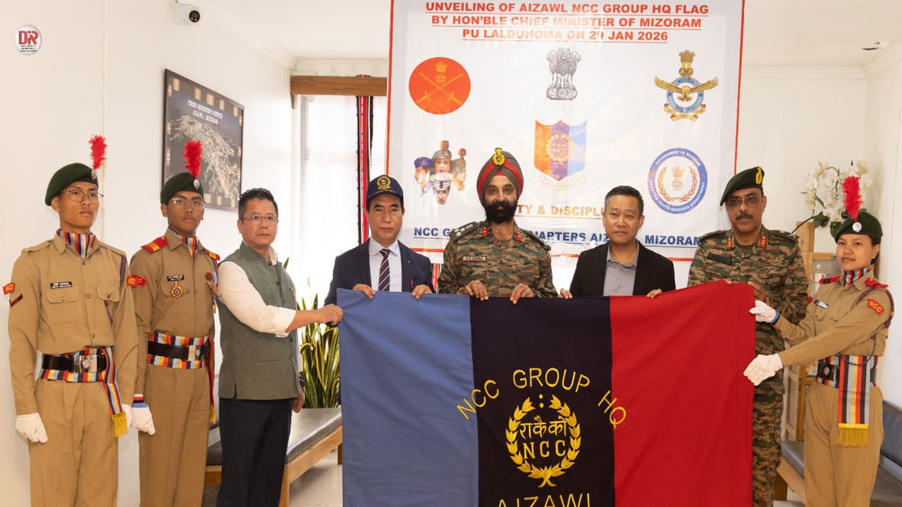 CM Lalduhoma inaugurates NCC Mizoram Group HQ, aims to empower youth
