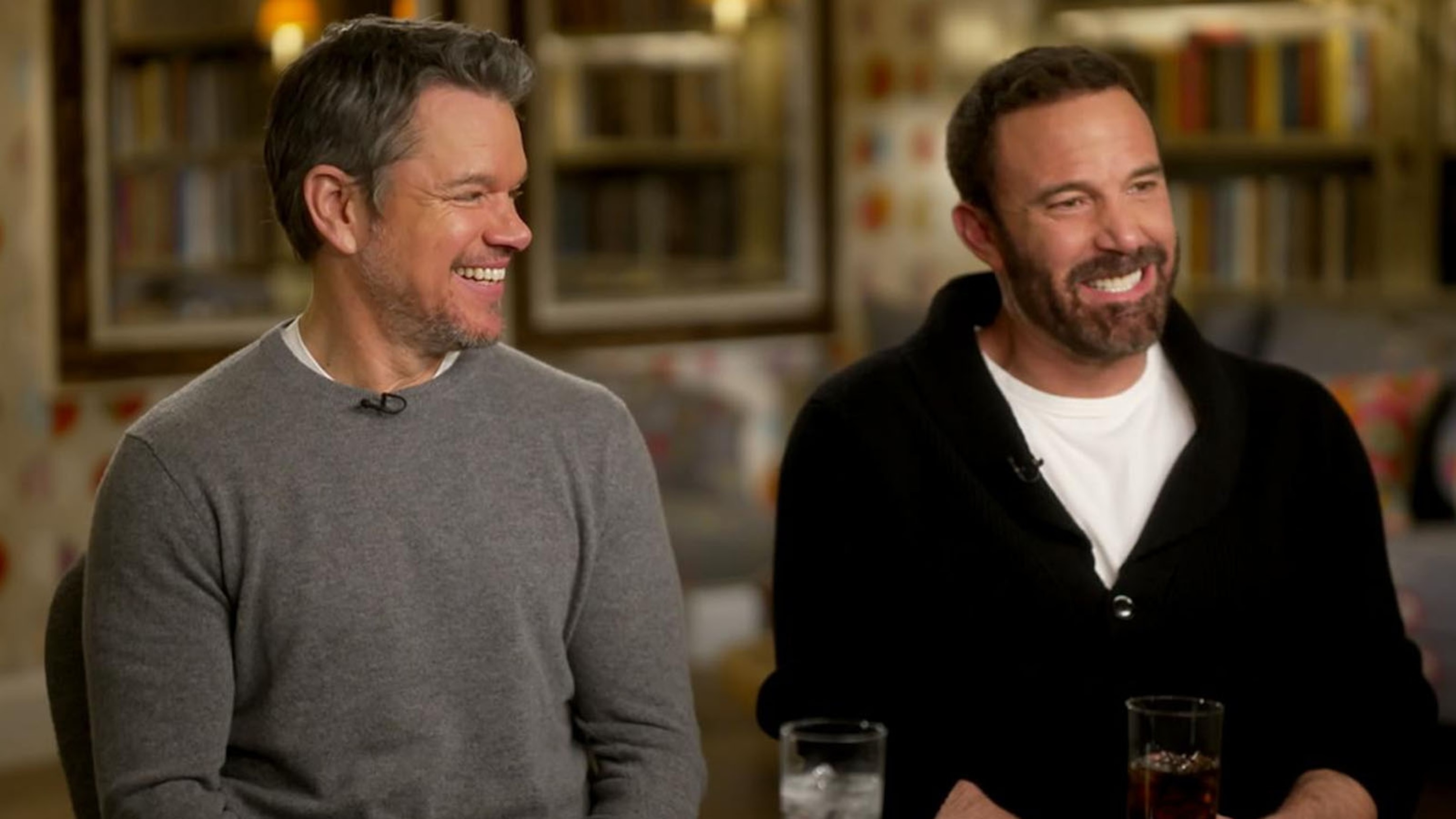 ABC’s Linsey Davis sits down with Matt Damon and Ben Affleck