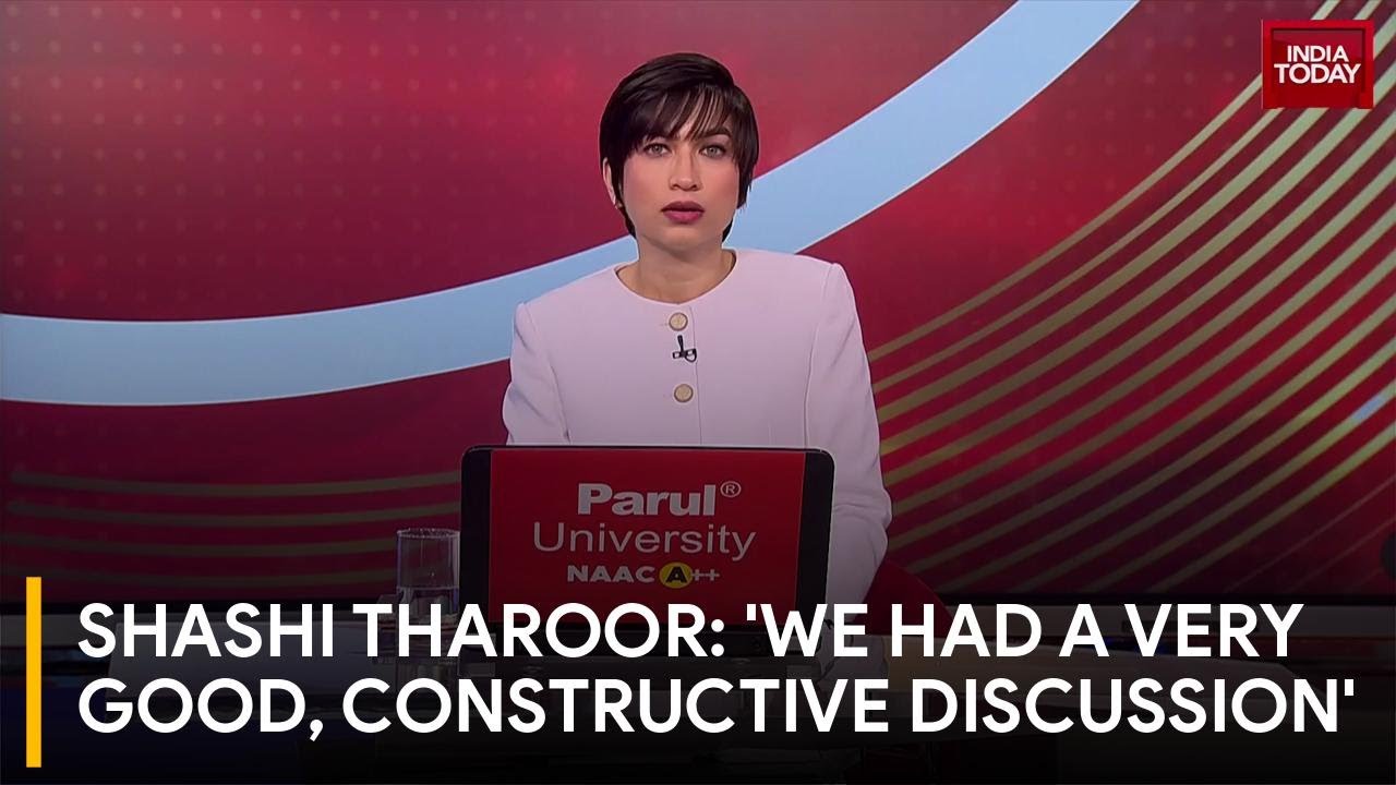 Shashi Tharoor meets Rahul Gandhi and Mallikarjun Kharge to resolve ...