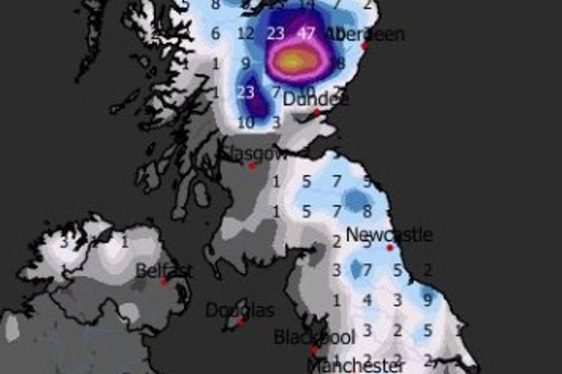 Weather maps show new 700-mile snow storm as Midlands towns named