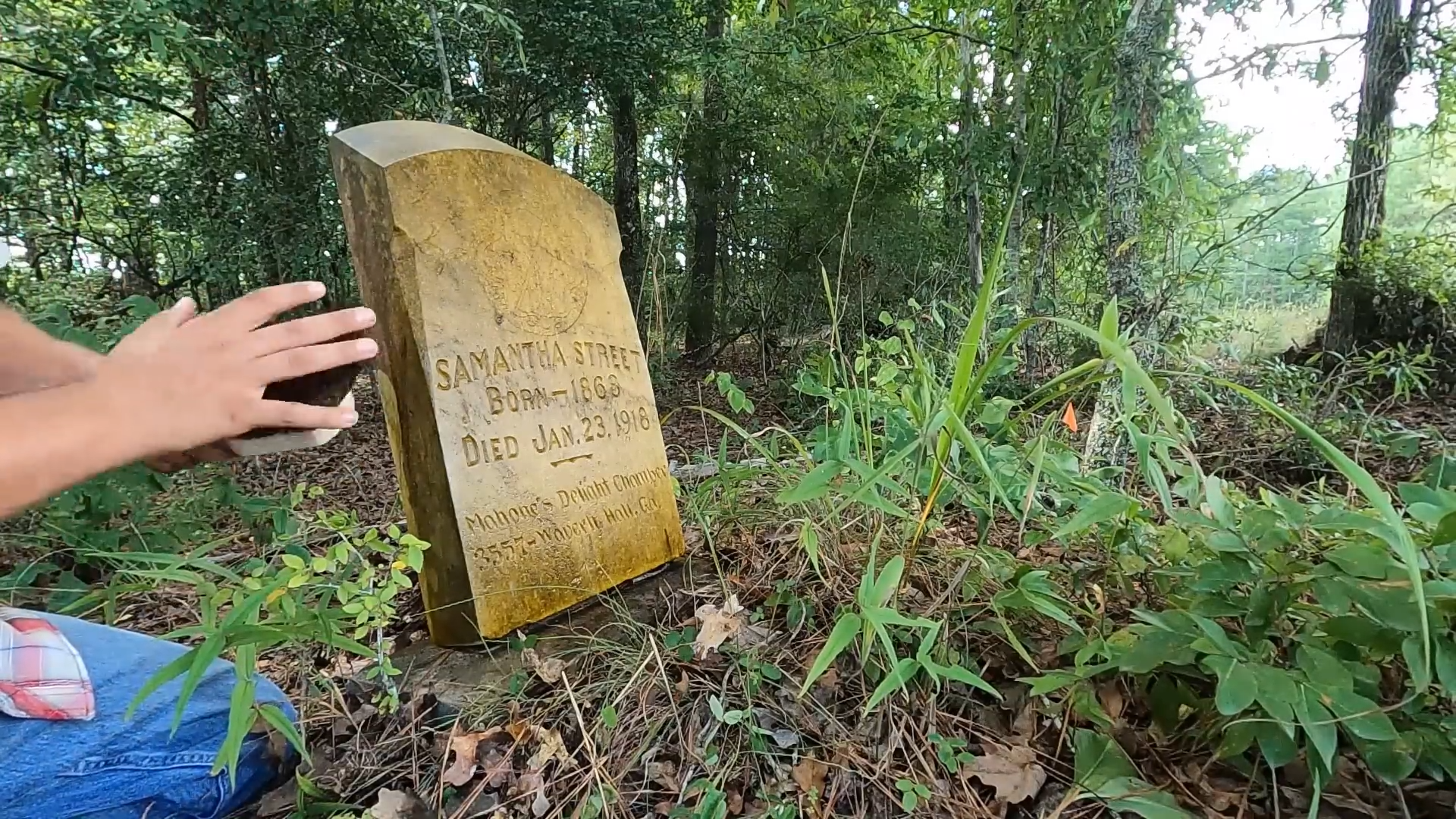 A slave-born woman’s grave was fading away - so we stepped in