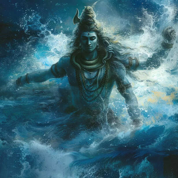 Why is the Samudra Manthan poison still stuck in Shiva’s throat?