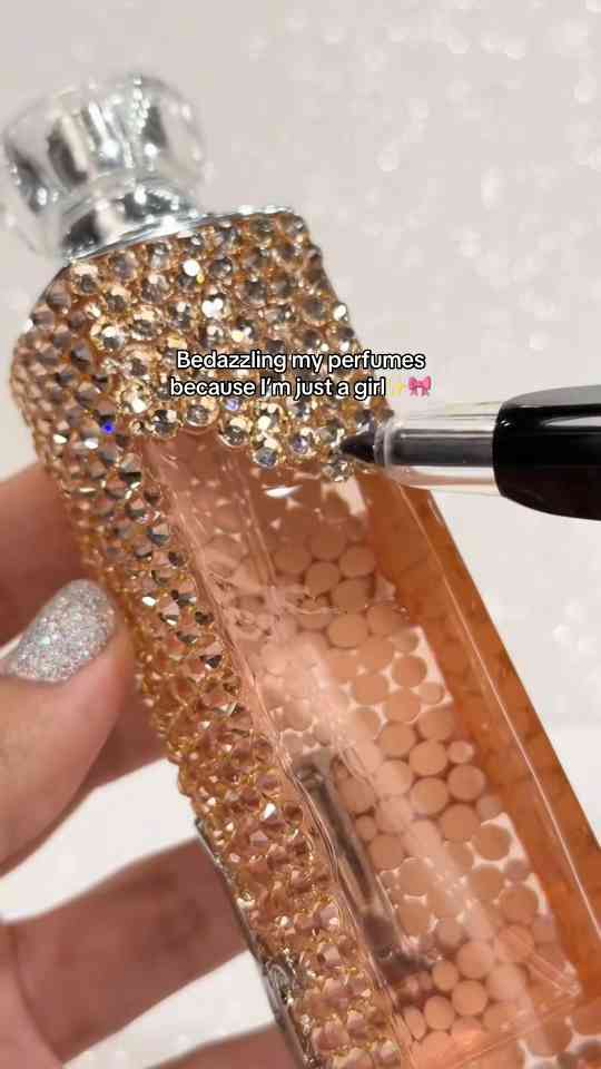 Bedazzled Dior perfumes luxury crystal custom