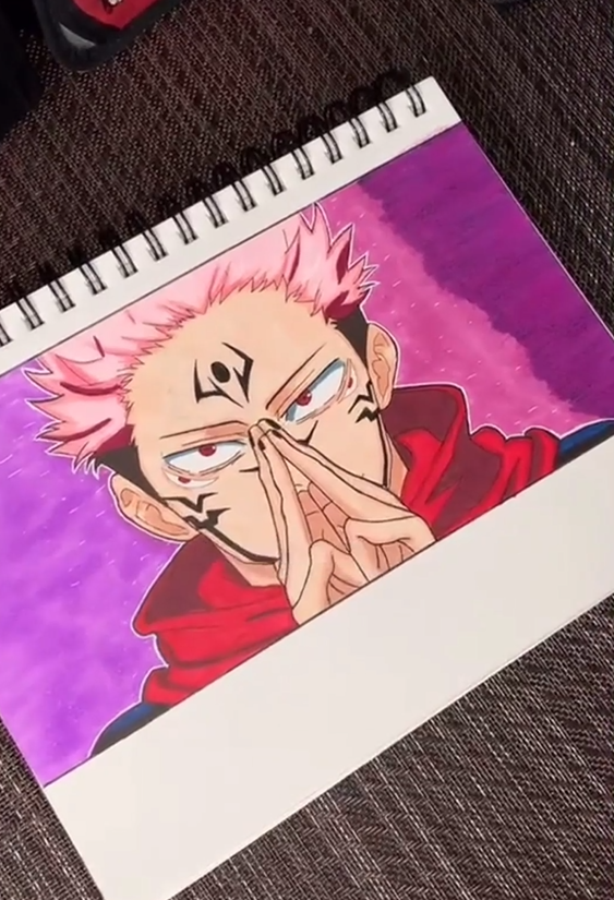 Sukuna artwork | Stunning Jujutsu Kaisen fan art