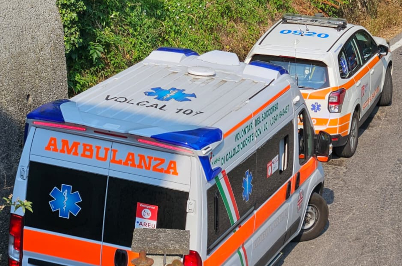 Scontro auto-moto a Valgreghentino, grosso spavento per un 20enne