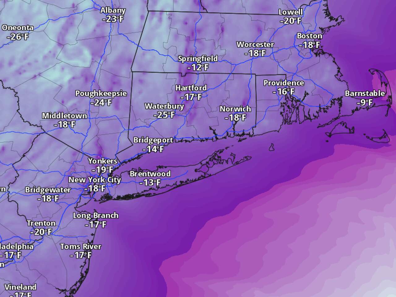 Connecticut is stuck in a pattern of bitter cold weather. Here's when ...