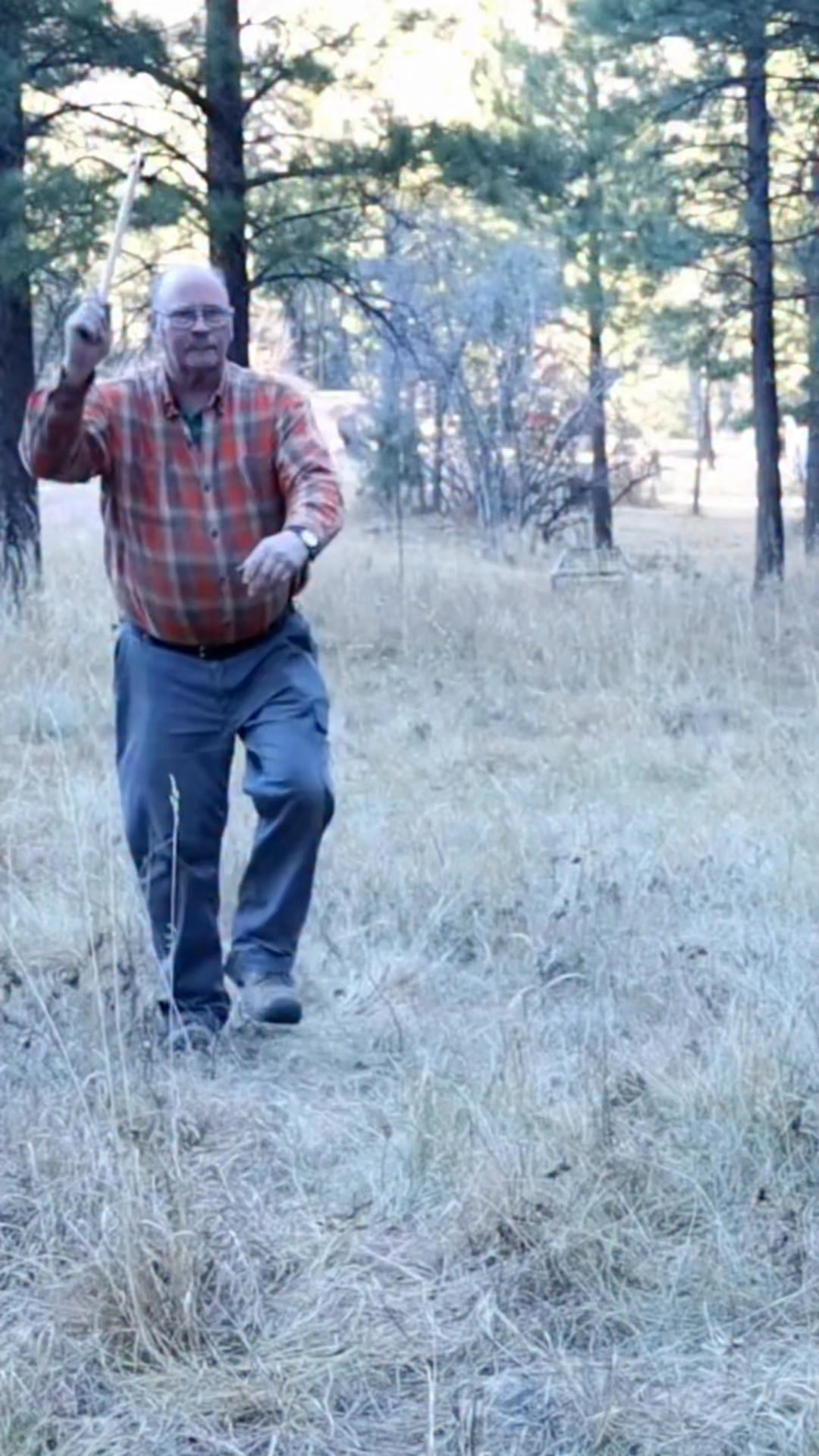 Forging an axe from a railroad spike