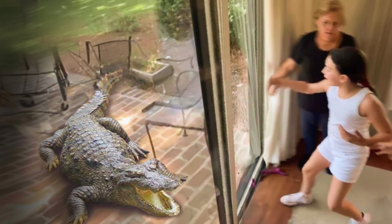 Wild alligator in a residential garden - the threat profile you need to ...