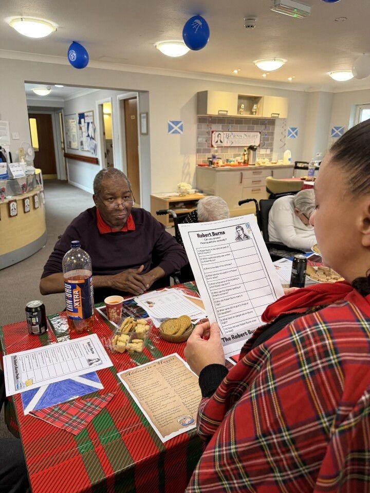 Residents celebrate Burns Night with Scottish-themed festivities at ...