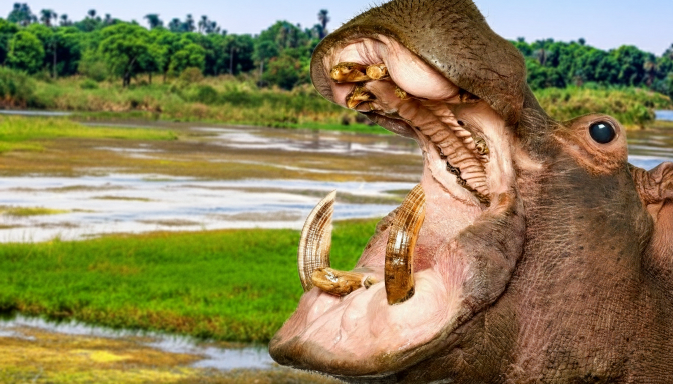 A "vegetarian" animal feeding on flesh - the motive is pure biology