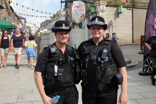 Camborne police urge women to tell them where they don't feel safe