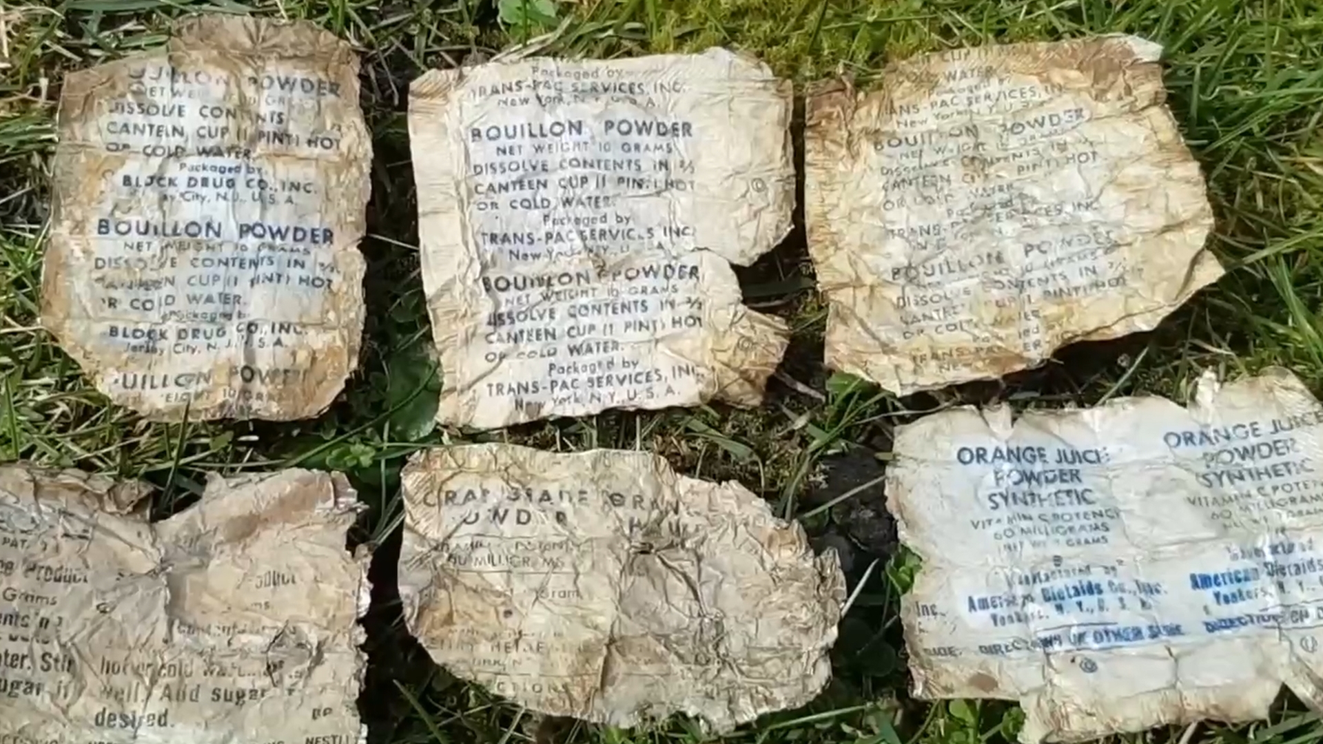 WWII medals and dog tags found in the French countryside