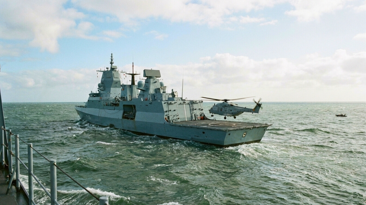 Germany’s new frigate faces real combat conditions