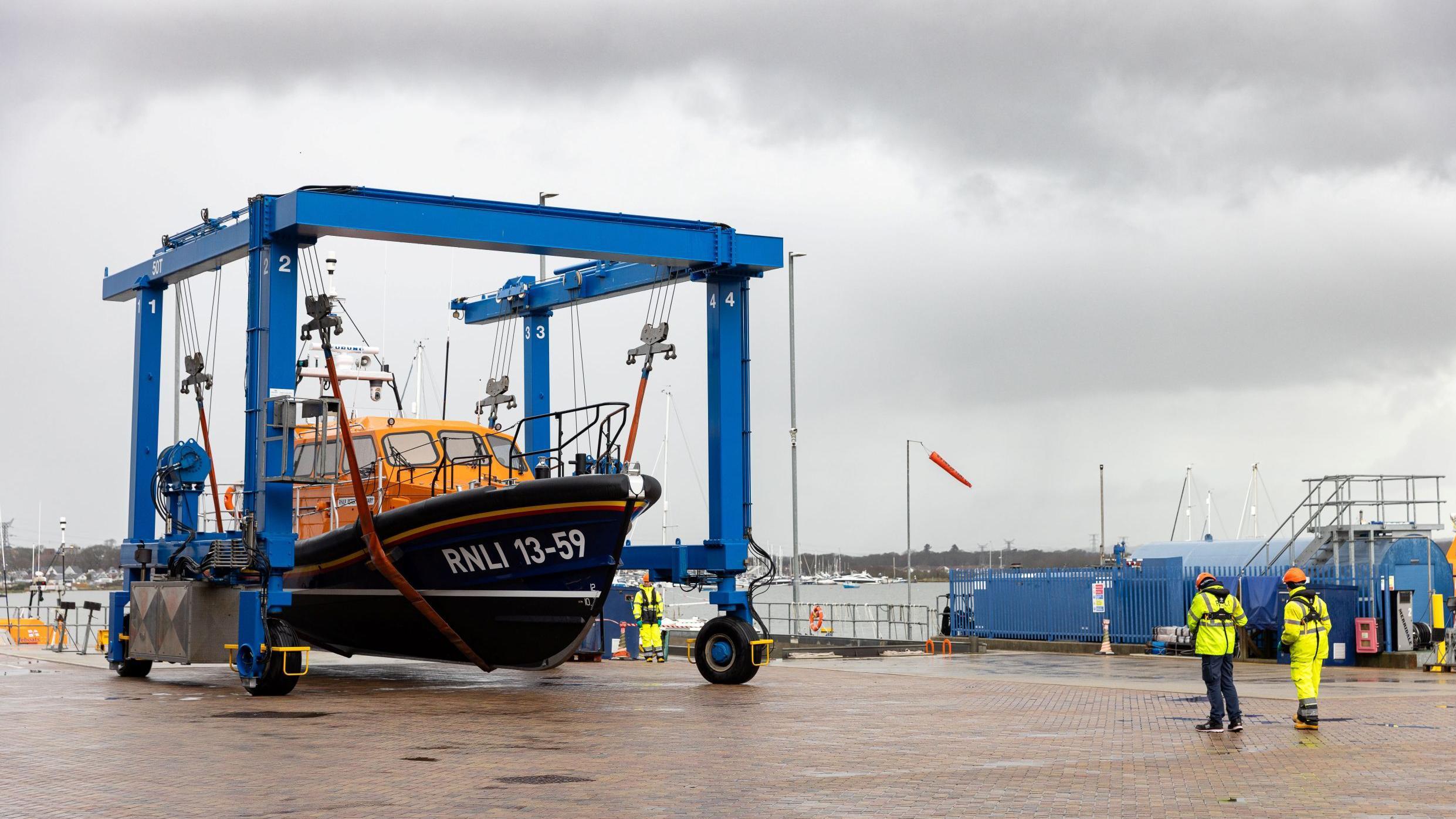 Ceremony held as new Portree lifeboat launched for first time