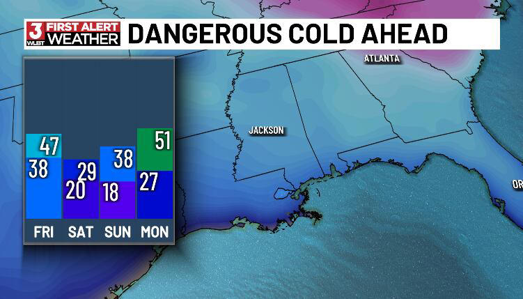 First Alert Weather Day: Dangerous cold returns Saturday