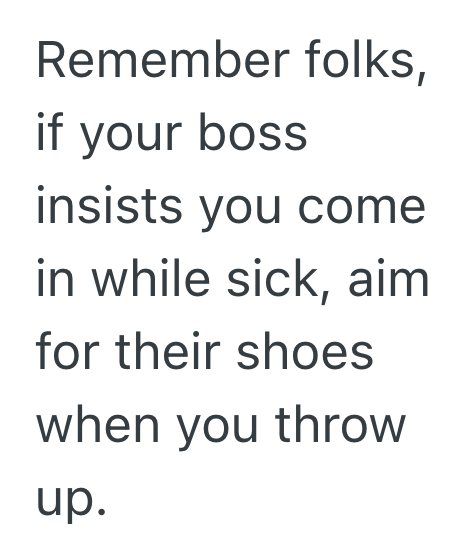 Essential HR employee was punished for calling out sick, and corporate ...