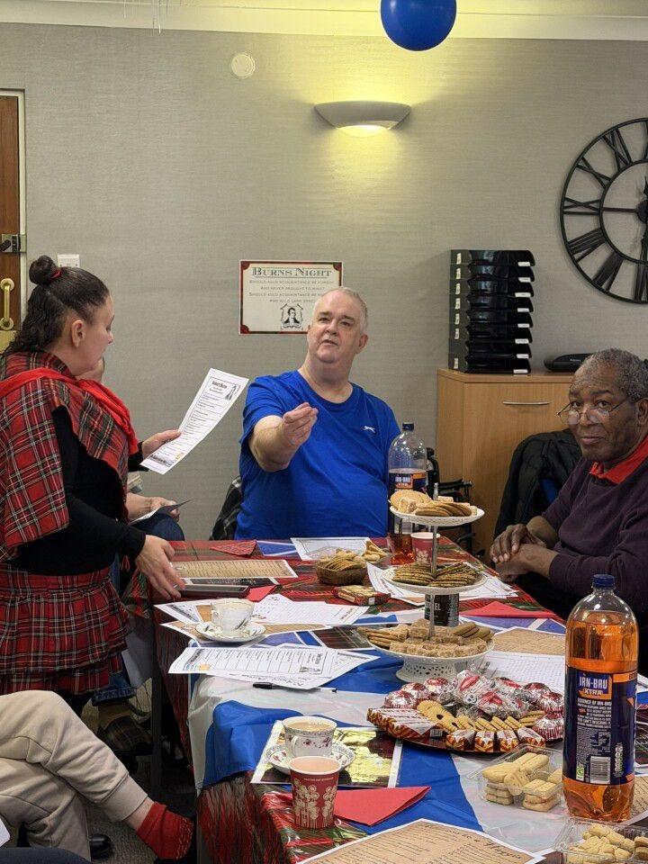 Residents celebrate Burns Night with Scottish-themed festivities at ...