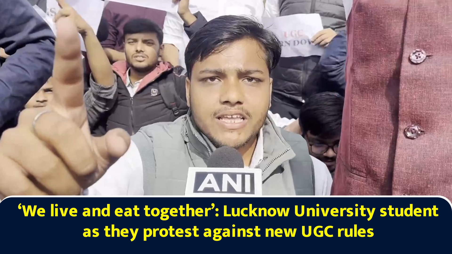 ‘We live and eat together’: Lucknow University student as they protest ...