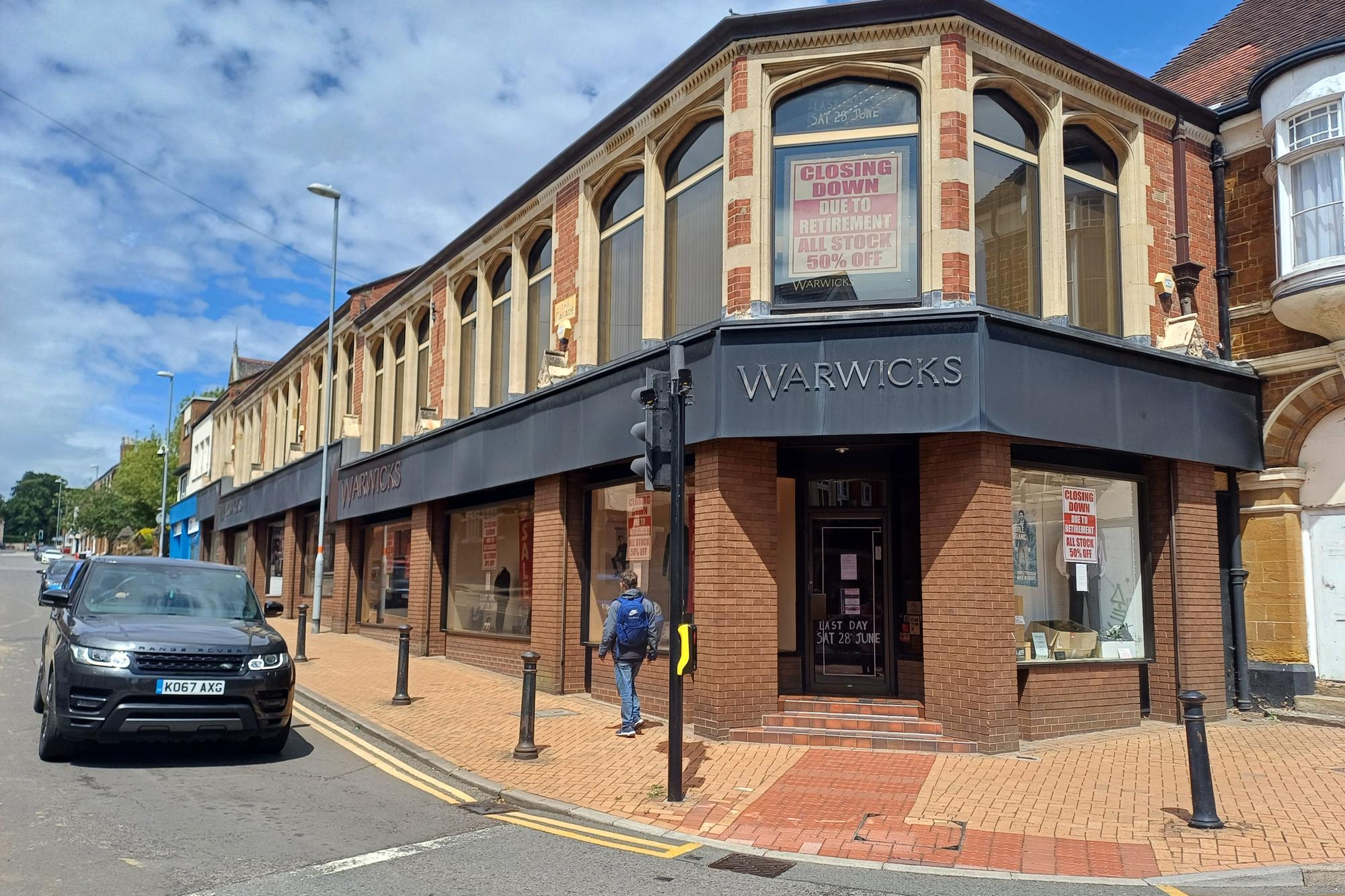 Building of now-closed historic Wellingborough shop goes up for sale