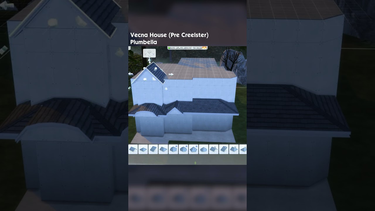Making the Creel house from Stranger Things in The Sims 4 #shorts
