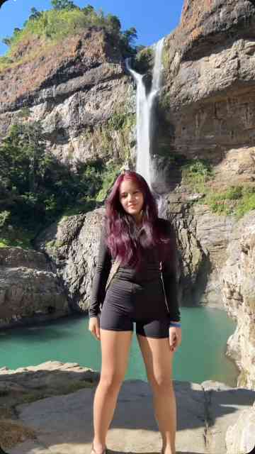 Feeling myself dancing by the waterfall