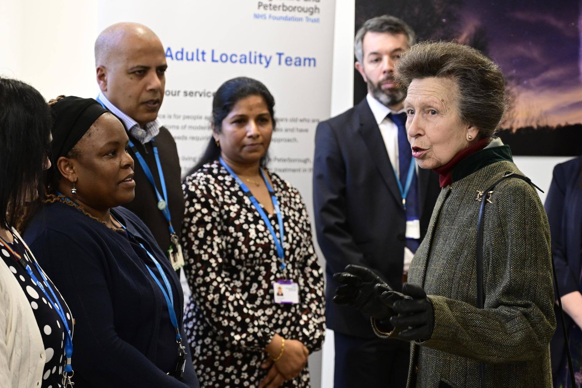 In pictures: Princess Royal meets staff and service users at NHS adult ...