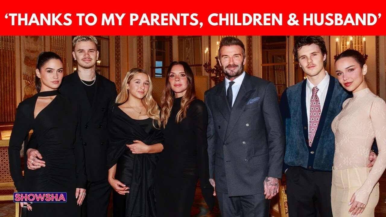 Victoria Beckham thanks family after winning French arts honour amid ...