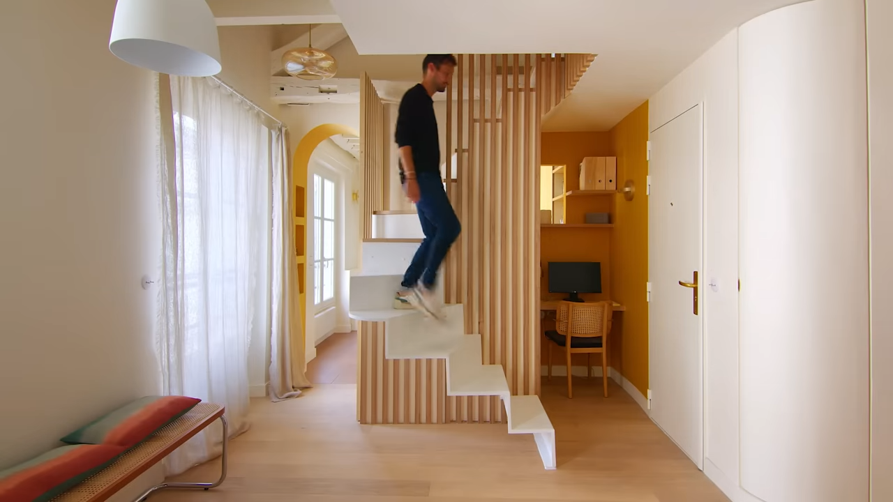 It was an unlivable attic - how 50sqm became a real Paris home