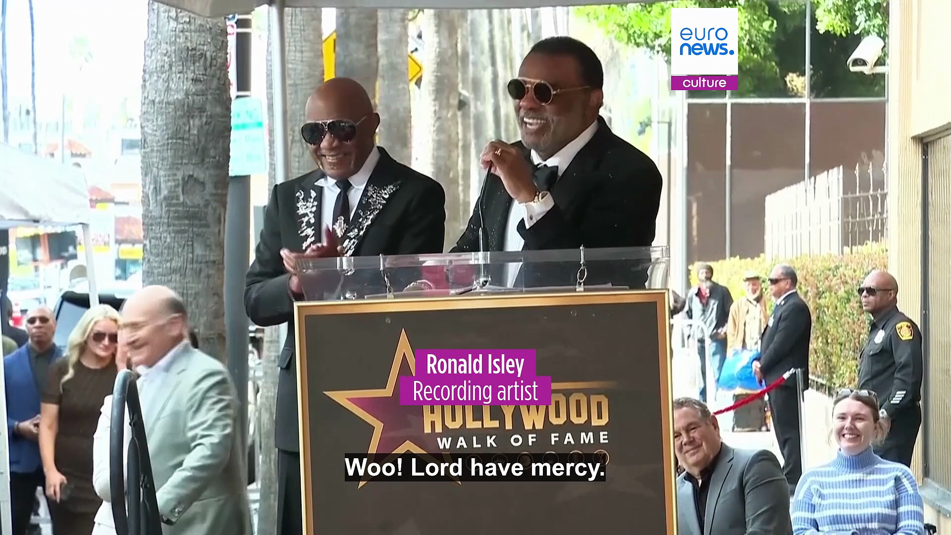Walk of Fame: The Isley Brothers 'Shout' over star on Hollywood Boulevard