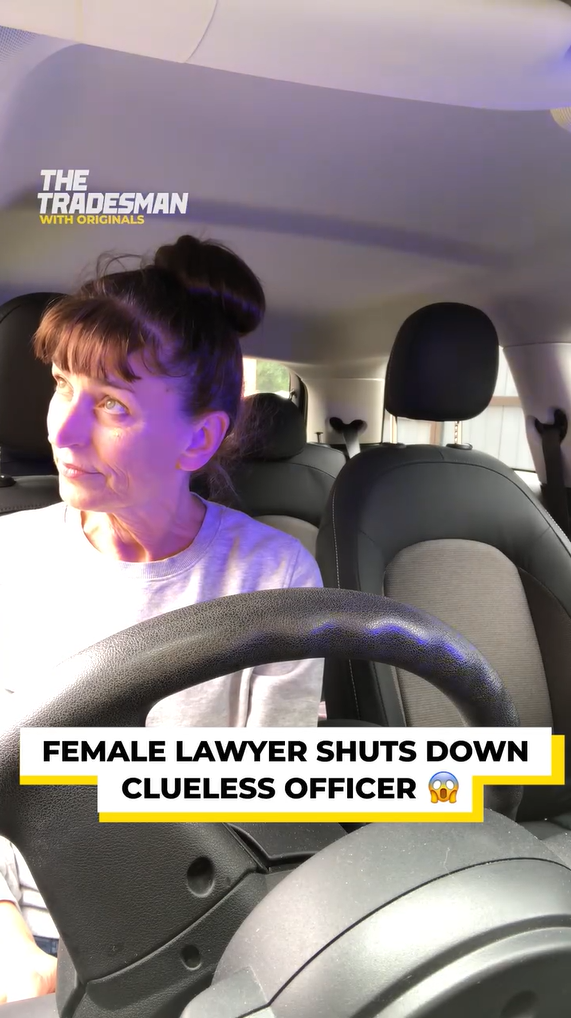 Female lawyer shuts down clueless officer
