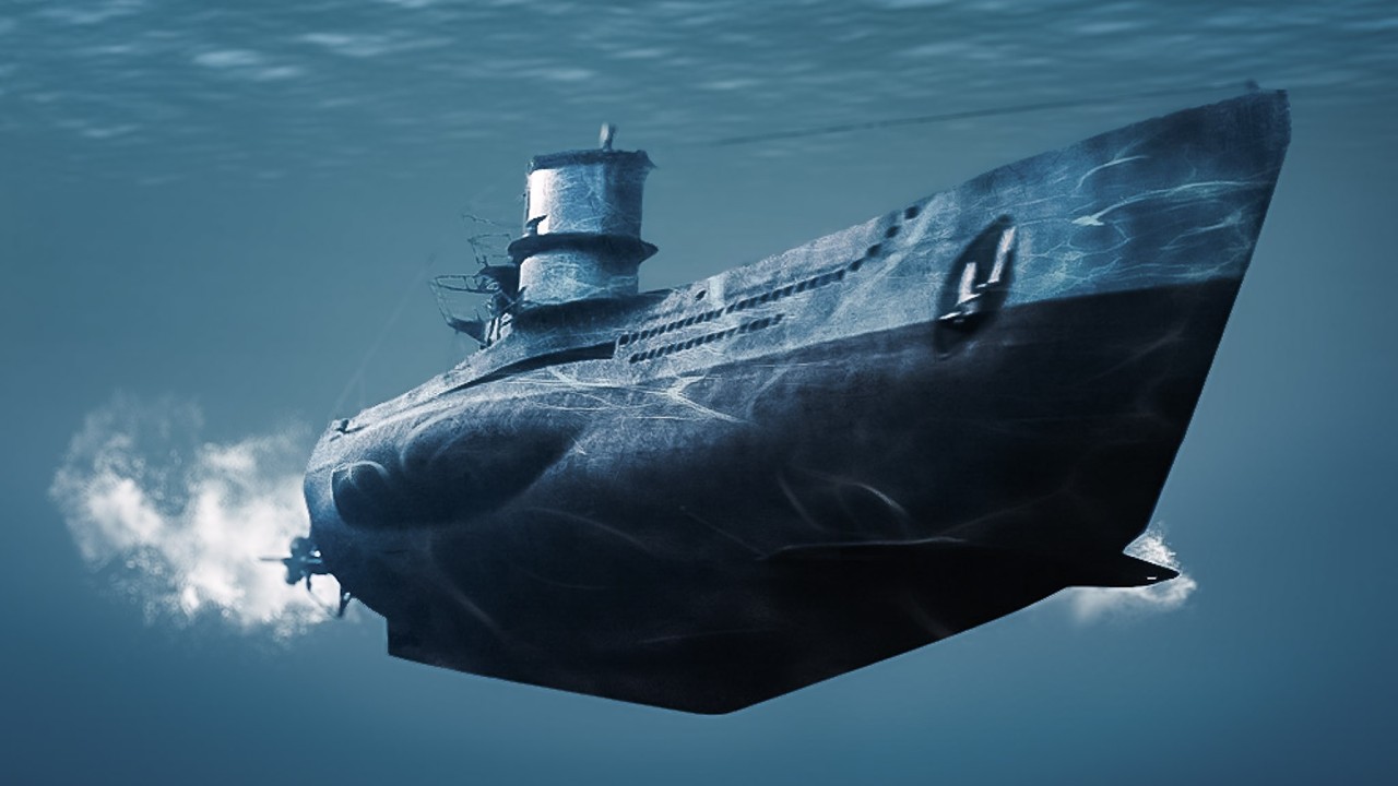 They jumped onto our deck - when a US ship fought a submarine