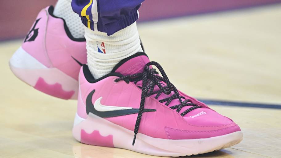 Bronny James debuts his signature Nike logo in Cleveland