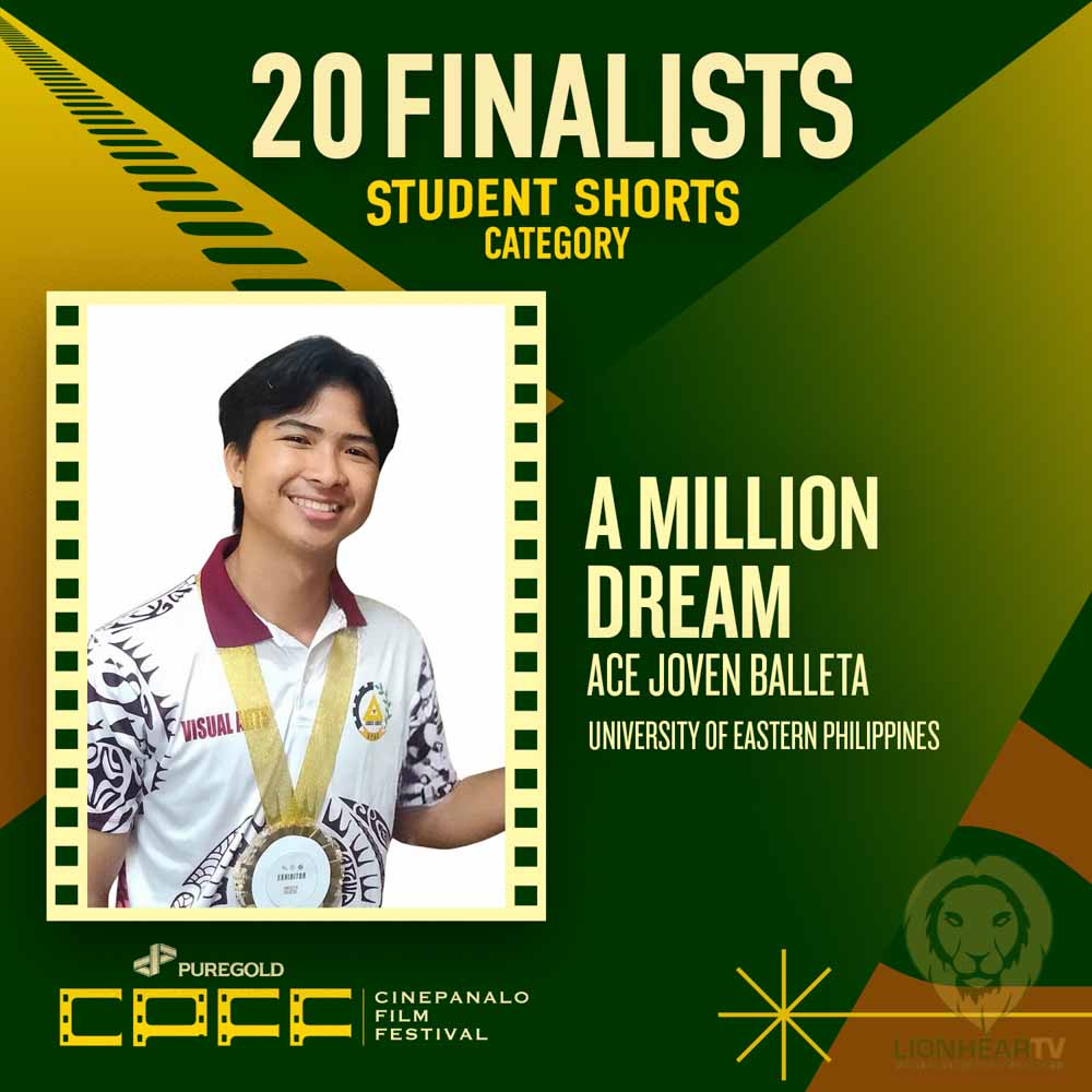 Puregold CinePanalo announces top 20 student shorts finalists for 2026 ...