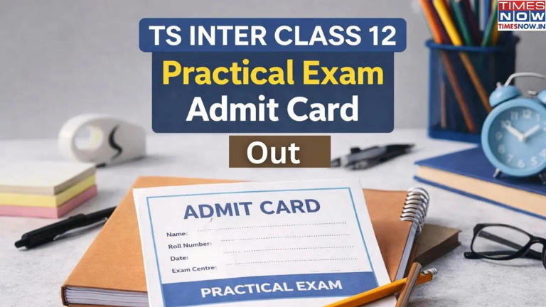 TS Inter class 12 practical exam admit card released; exams to begin ...