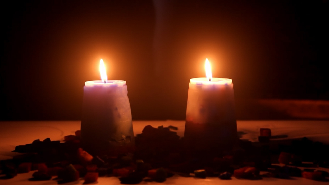 Handmade dice candles using simple tools and clean molds