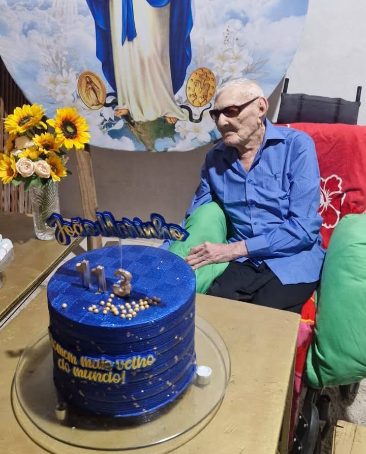 World’s oldest man aged 113 reveals his secret to living long life