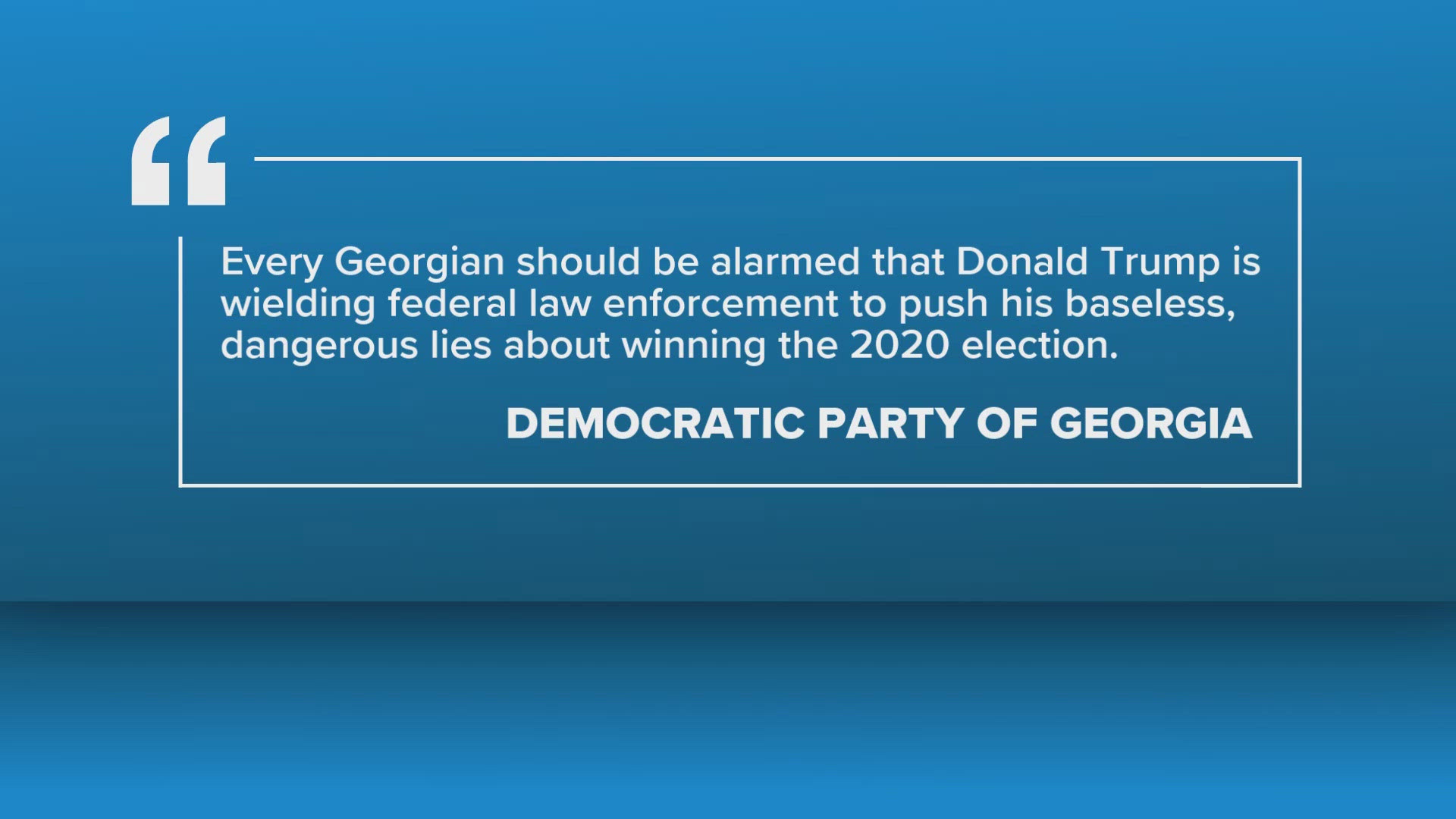 Georgia lawmakers react to FBI raid at Fulton County Elections Office